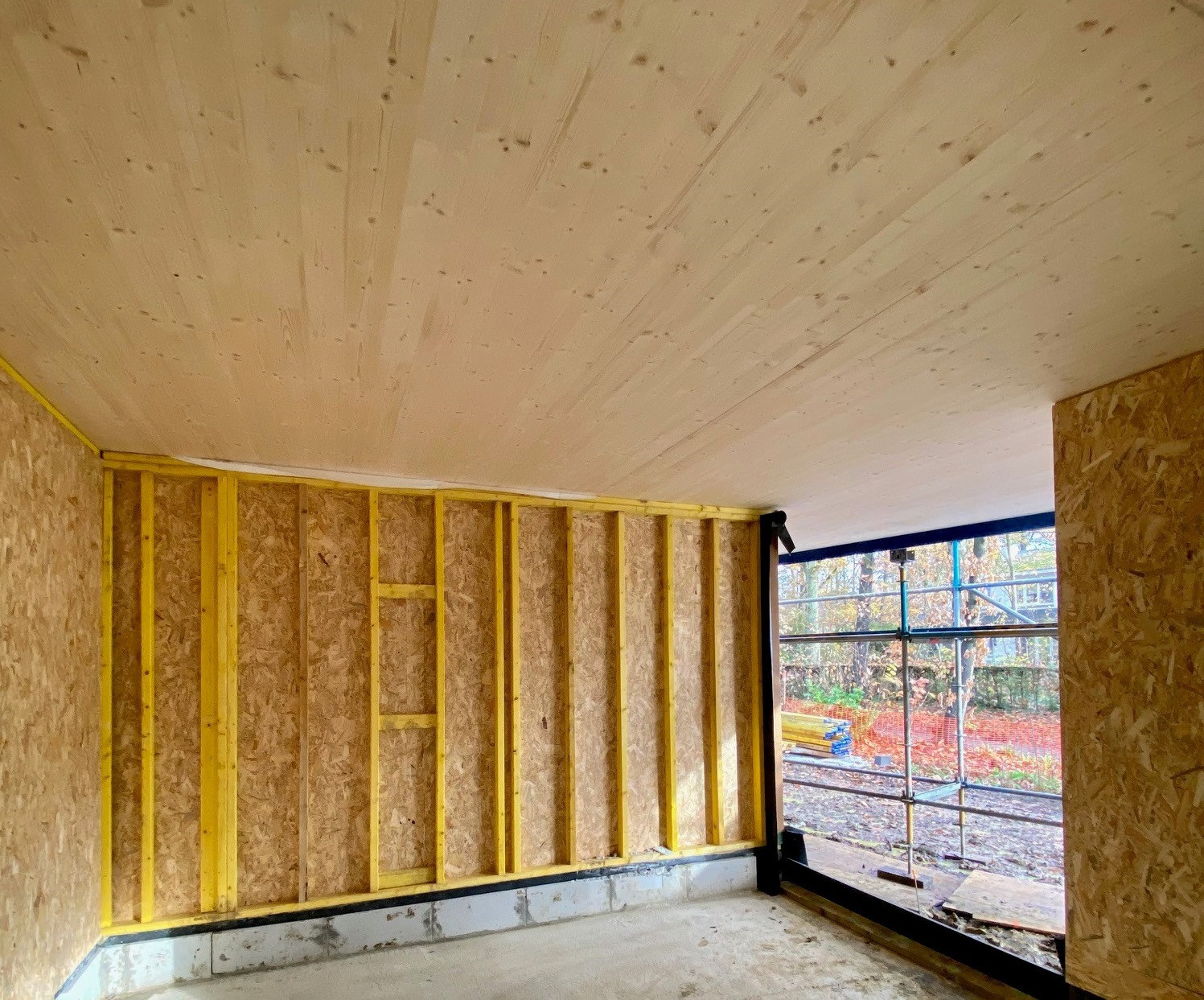 CLT in combinatie met houtskelet 1 ARKANA lage-energiewoning